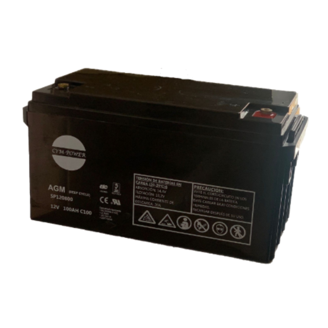 BATERIA AGM 12V 100AH PLUS CYM-POWER CYM01148 | ComercialAtalaya.com